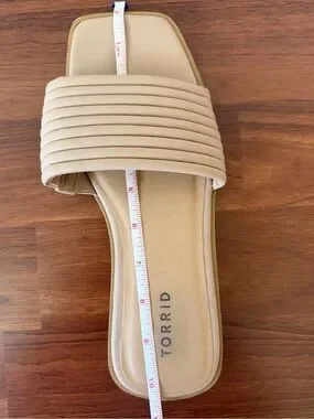 torrid | Shoes | Torrid Tubular Band Slides Sandals Ww | Poshmark